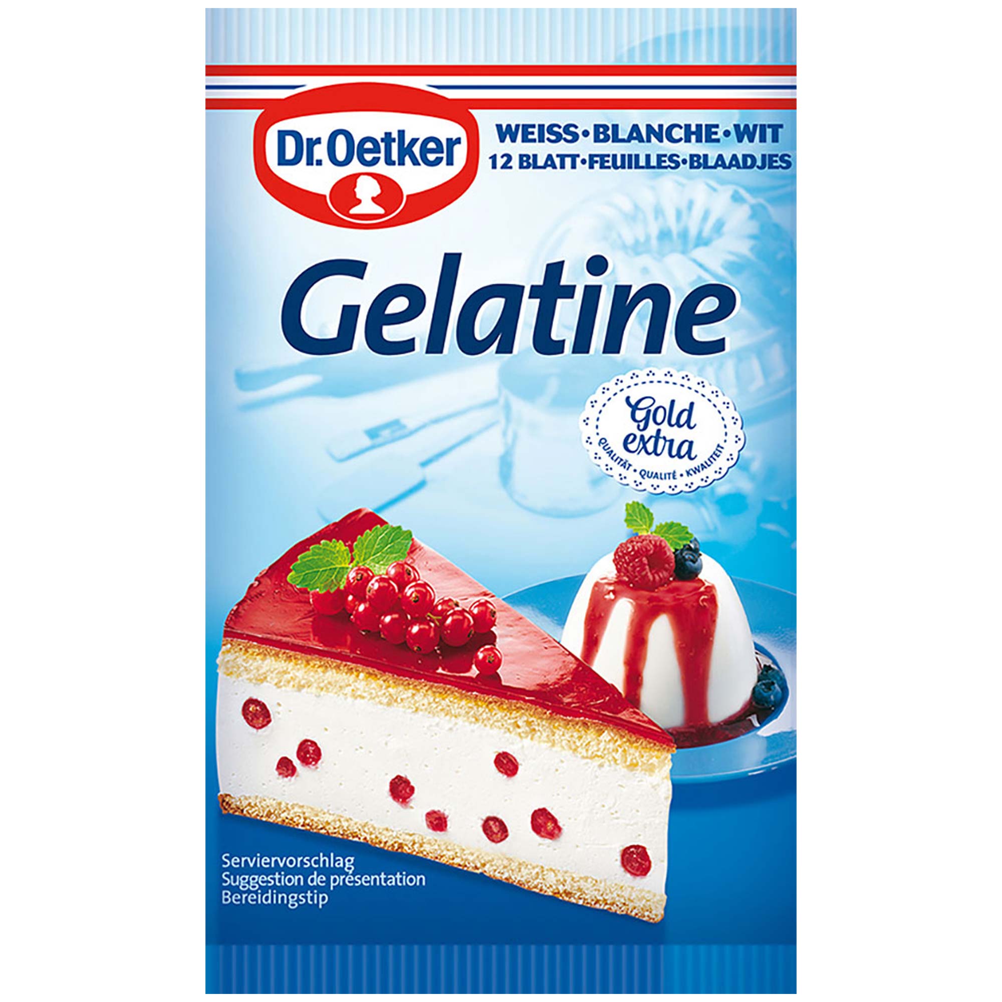 Dr. Oetker Blatt Gelatine 12 Blätter - 20g online kaufen
