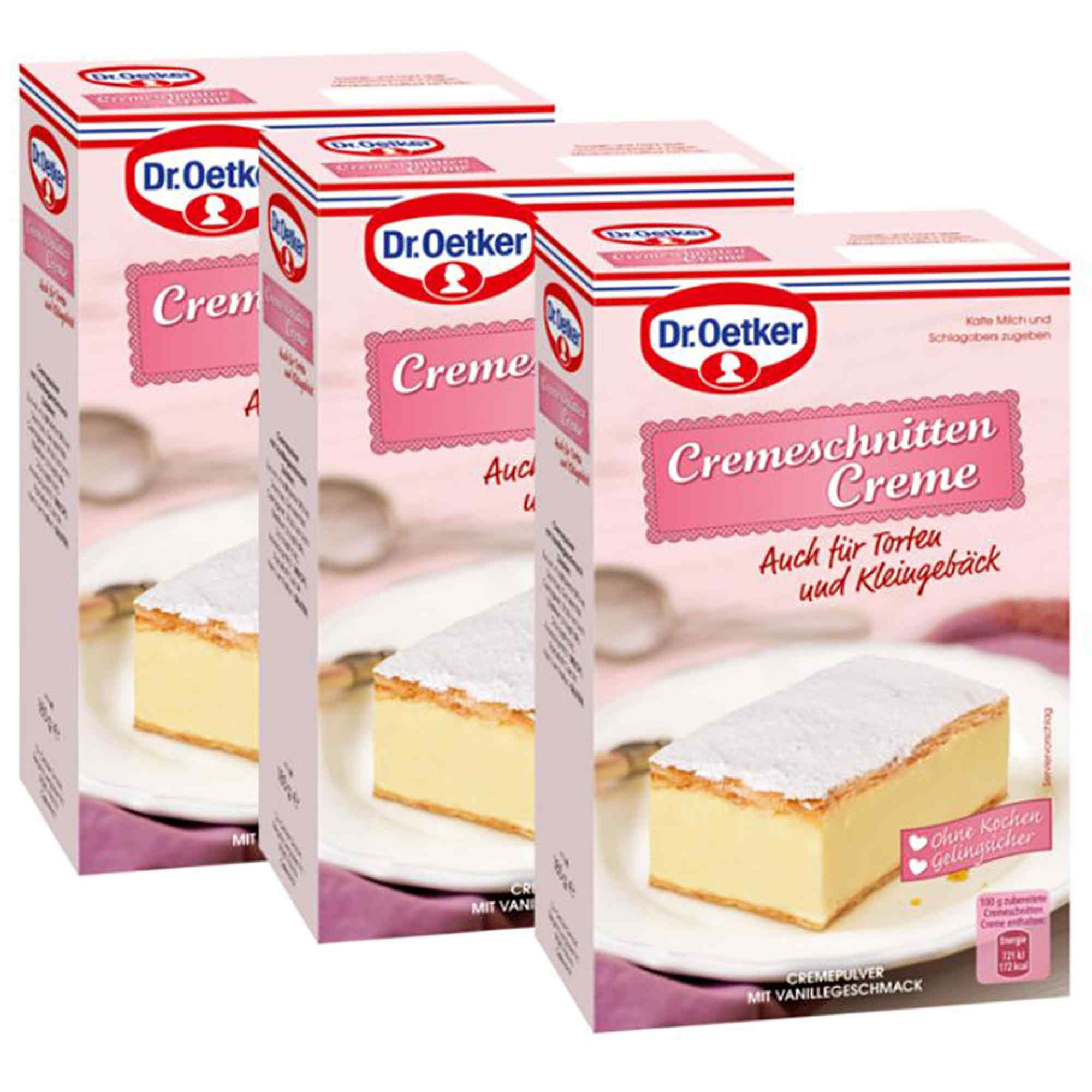 Buy Dr. Oetker Cream Slices Cream 3 Pack online