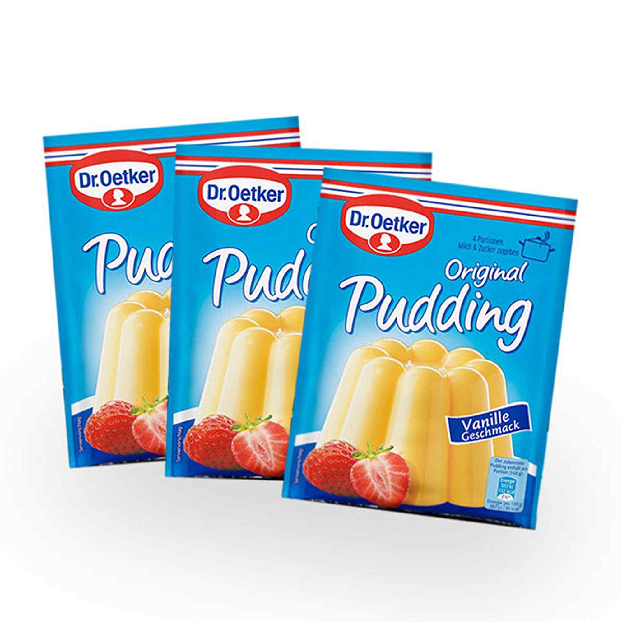 Dr. Oetker Original Pudding Vanille-Geschmack 3er - 112,5g online kaufen