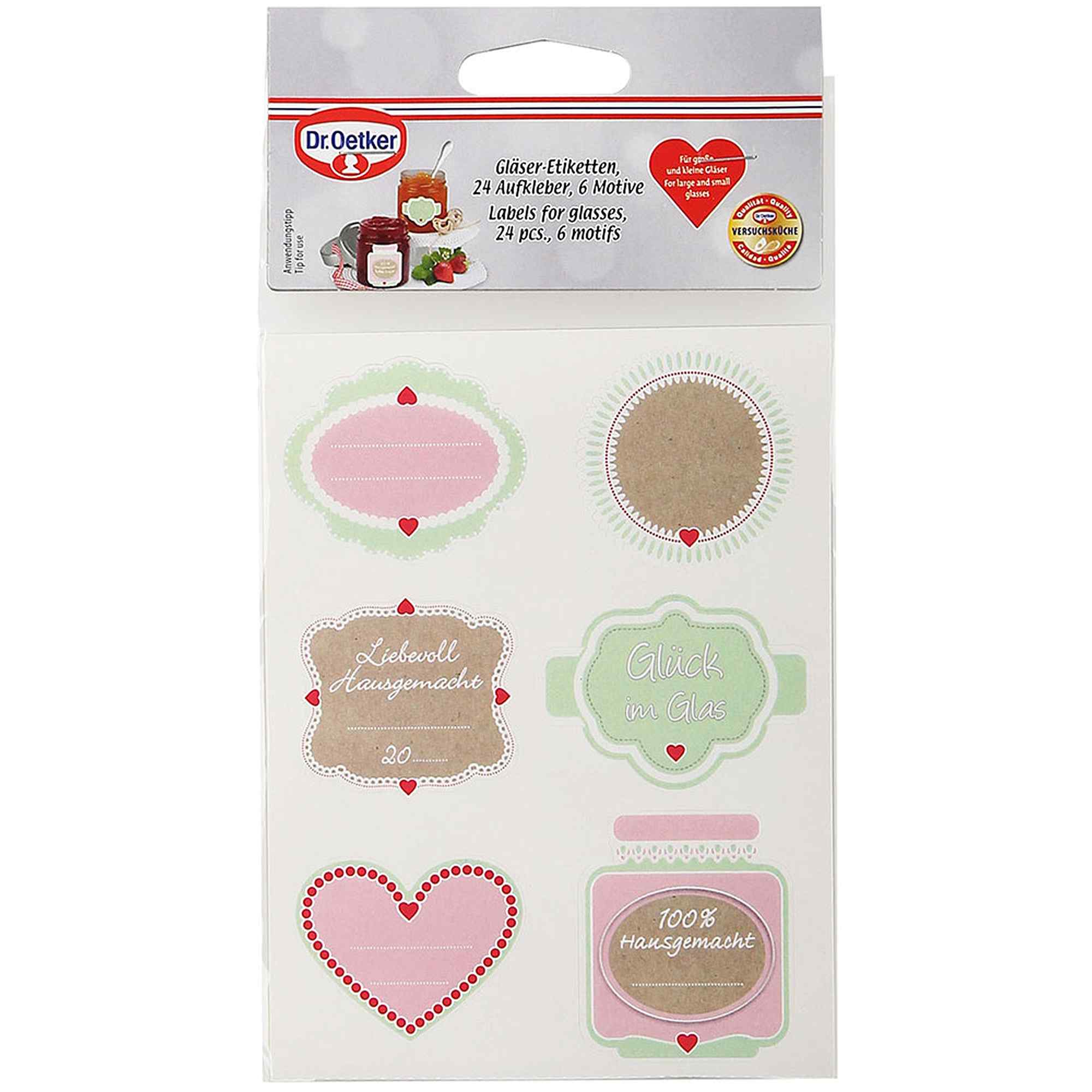 Dr. Oetker Gläser-/Einmach-Etiketten - 1 Stück online kaufen