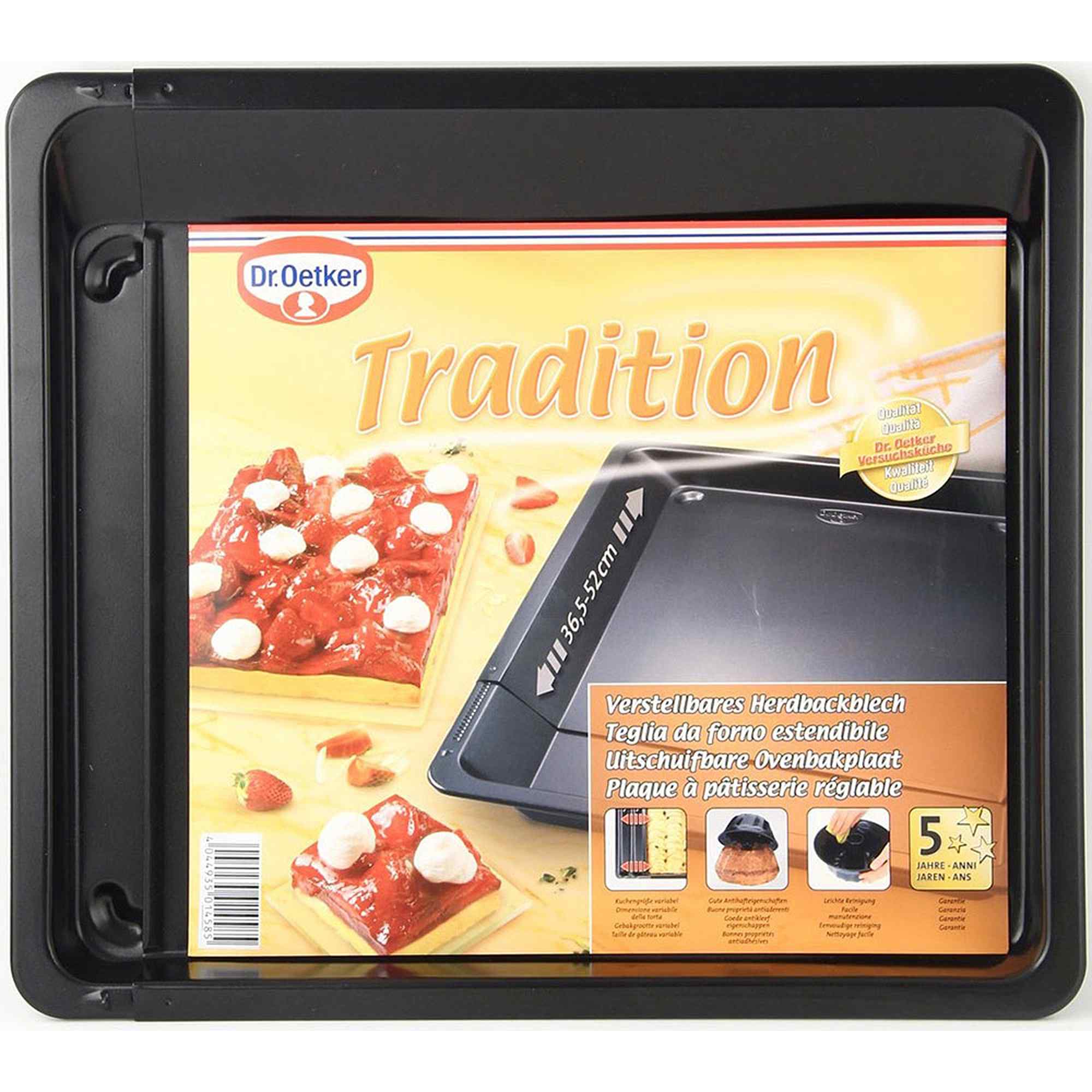 Buy Dr. Oetker Tradition, stove baking tray adjustable - 1 piece online