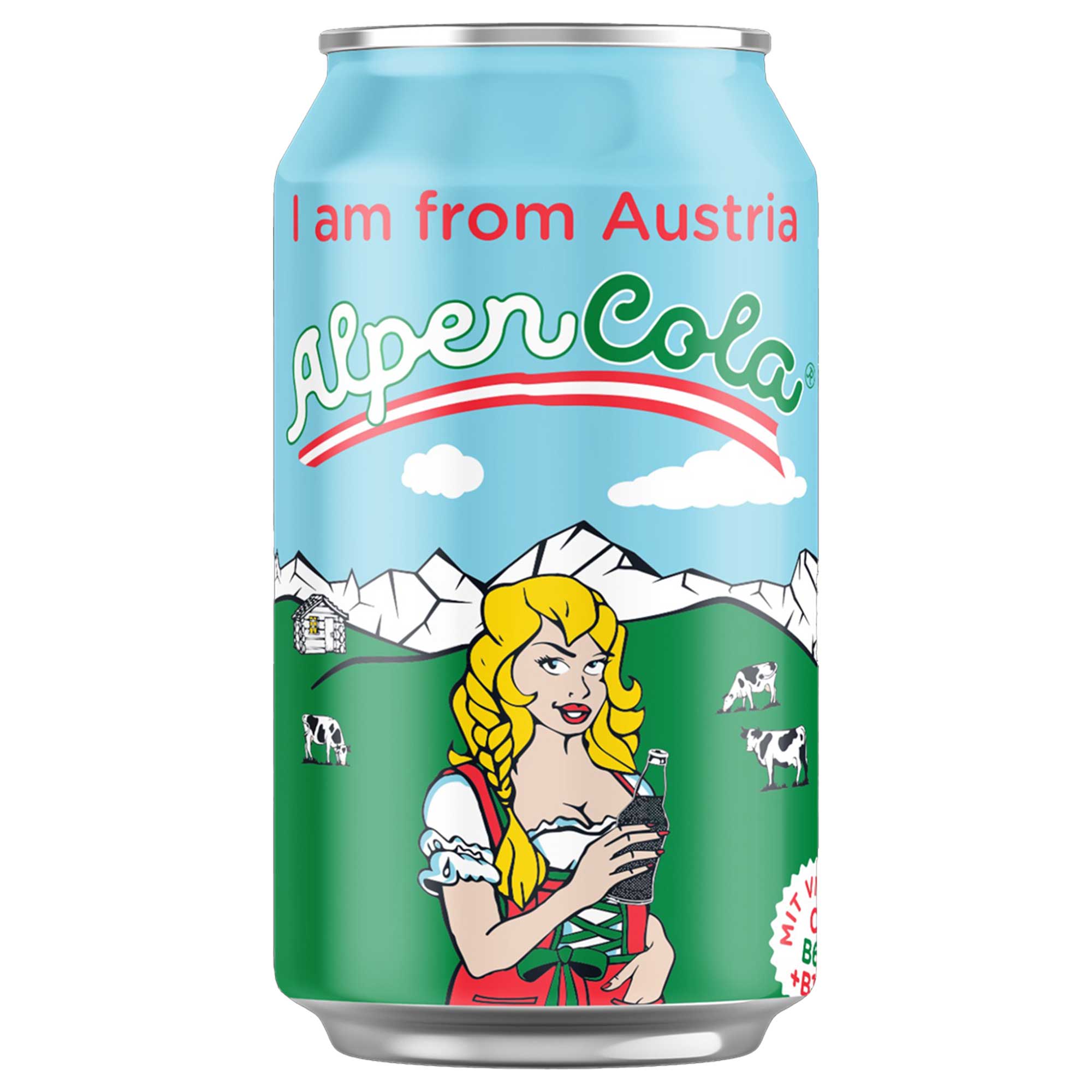 Alpencola 330ml - Cola basierter Softdrink mit Alpenquellwasser ...