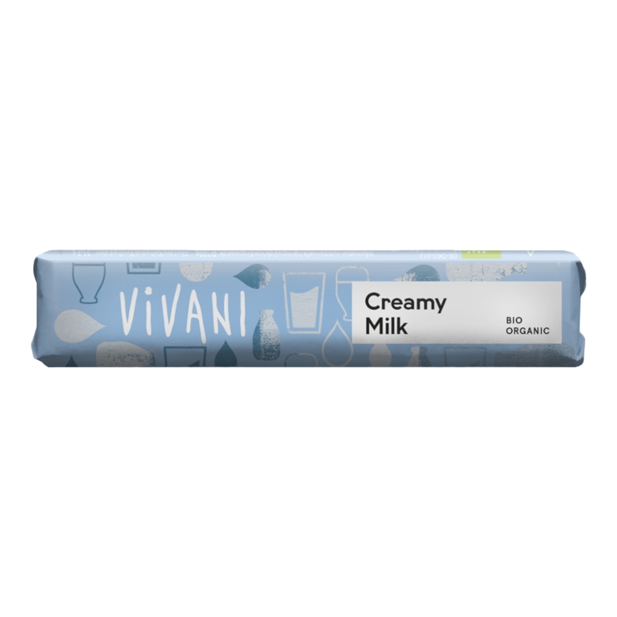 Organic Creamy Milk chocolate to-go-bar by Vivani, 40g buy online