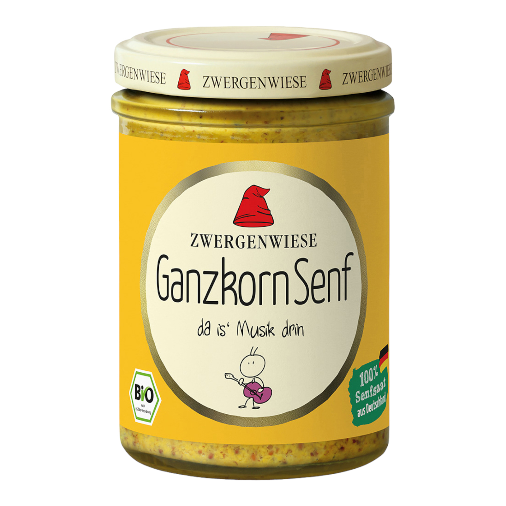 Bio Ganzkorn-Senf 160ml - 6er Vorteilspack von Zwergenwiese online kaufen