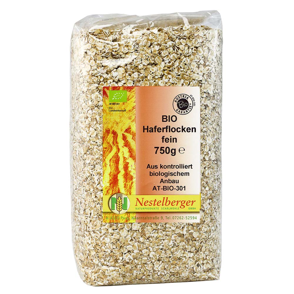 Bio Haferflocken fein 750g online kaufen