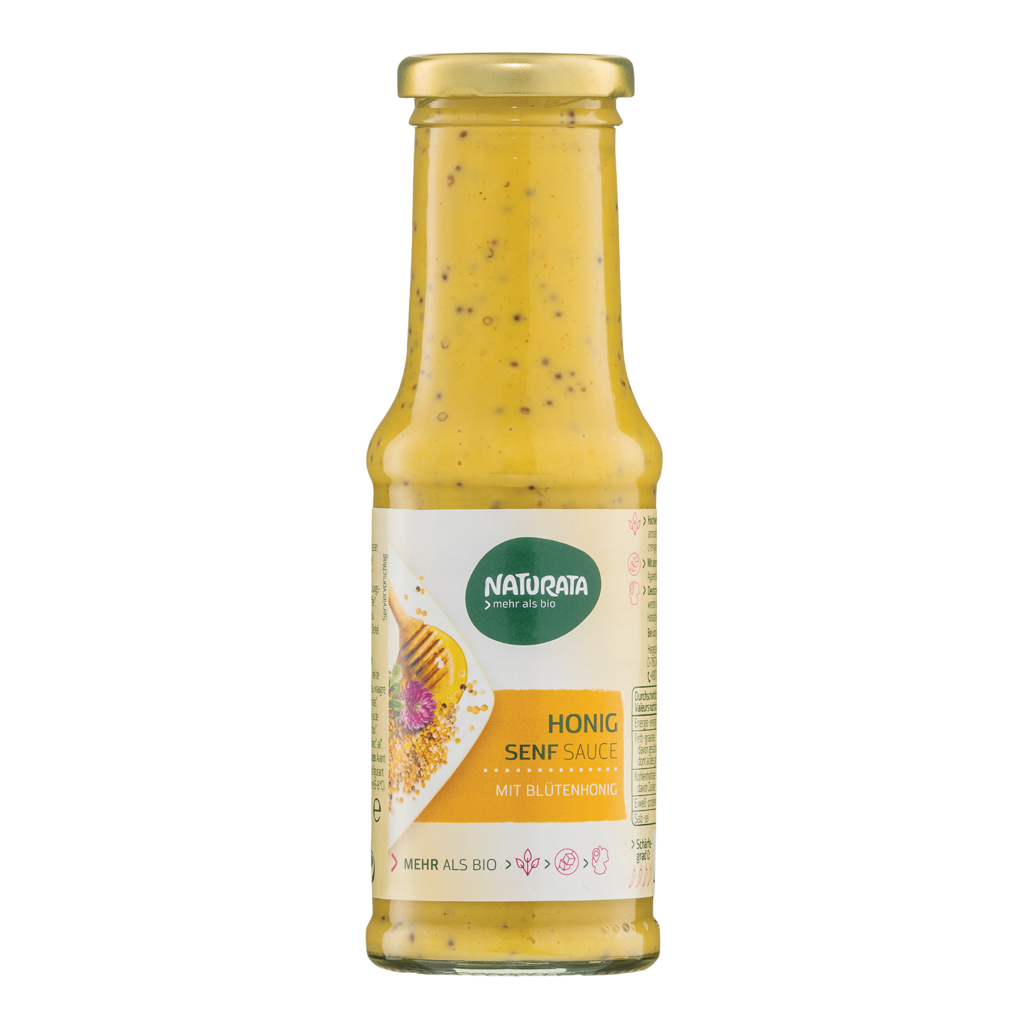 Bio Honig Senf Sauce 210ml - 6er Vorteilspack von Naturata online kaufen