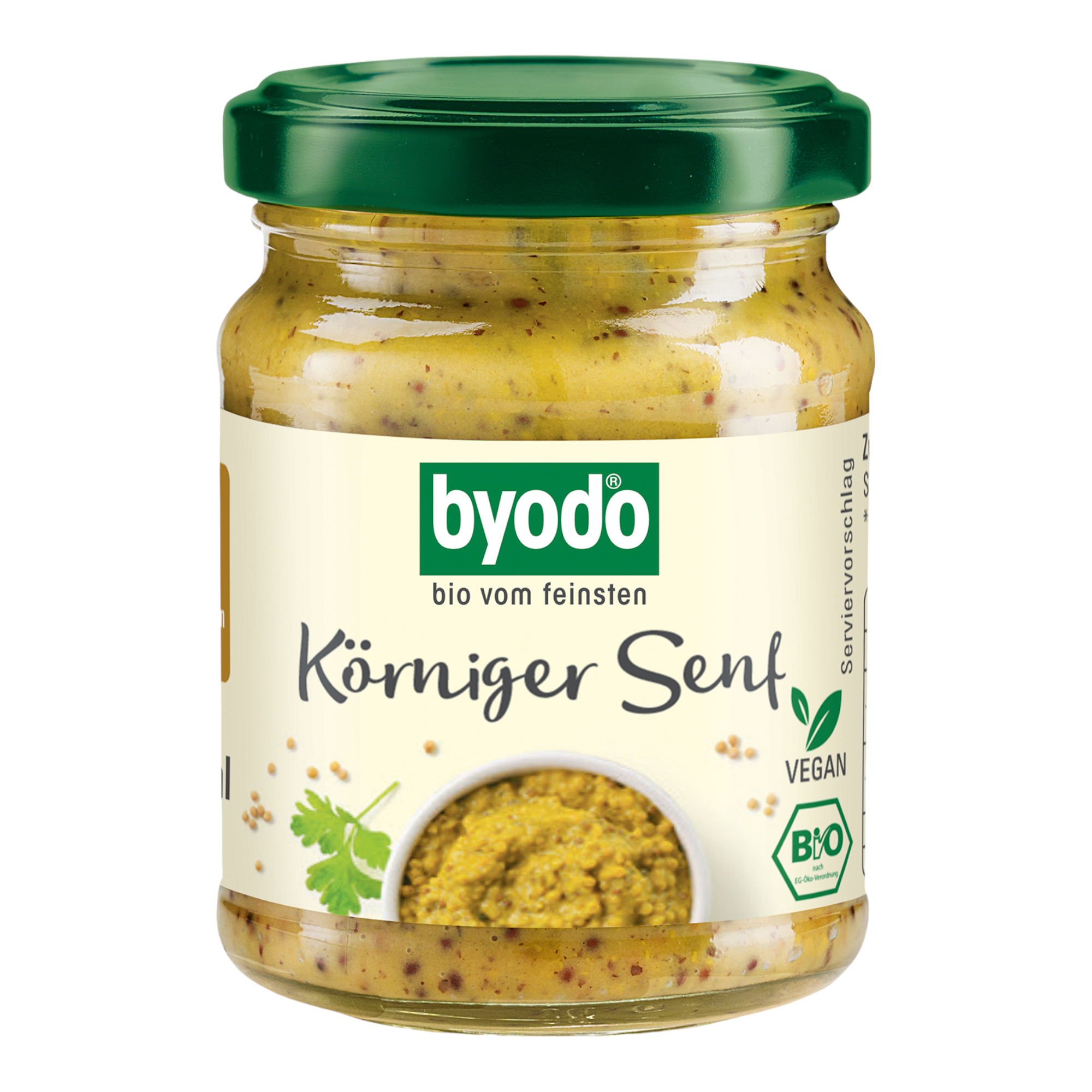 Bio Körniger Senf 125ml - 6er Vorteilspack von Byodo online kaufen