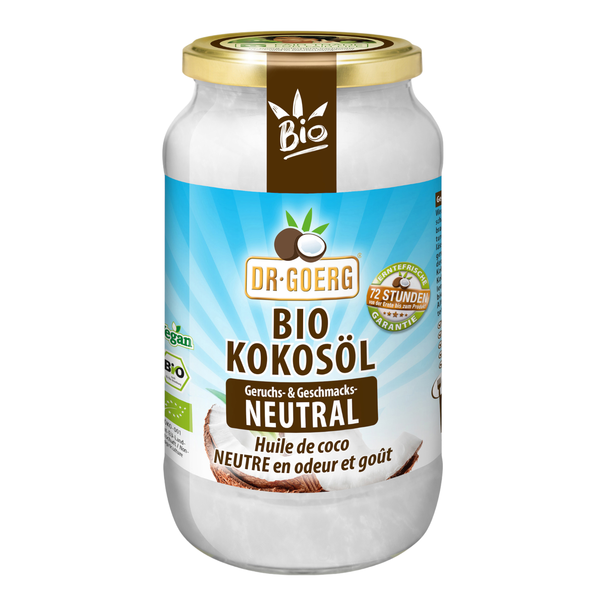 Bio Kokosöl neutral 1000ml - 6er Vorteilspack von Dr Goerg online kaufen