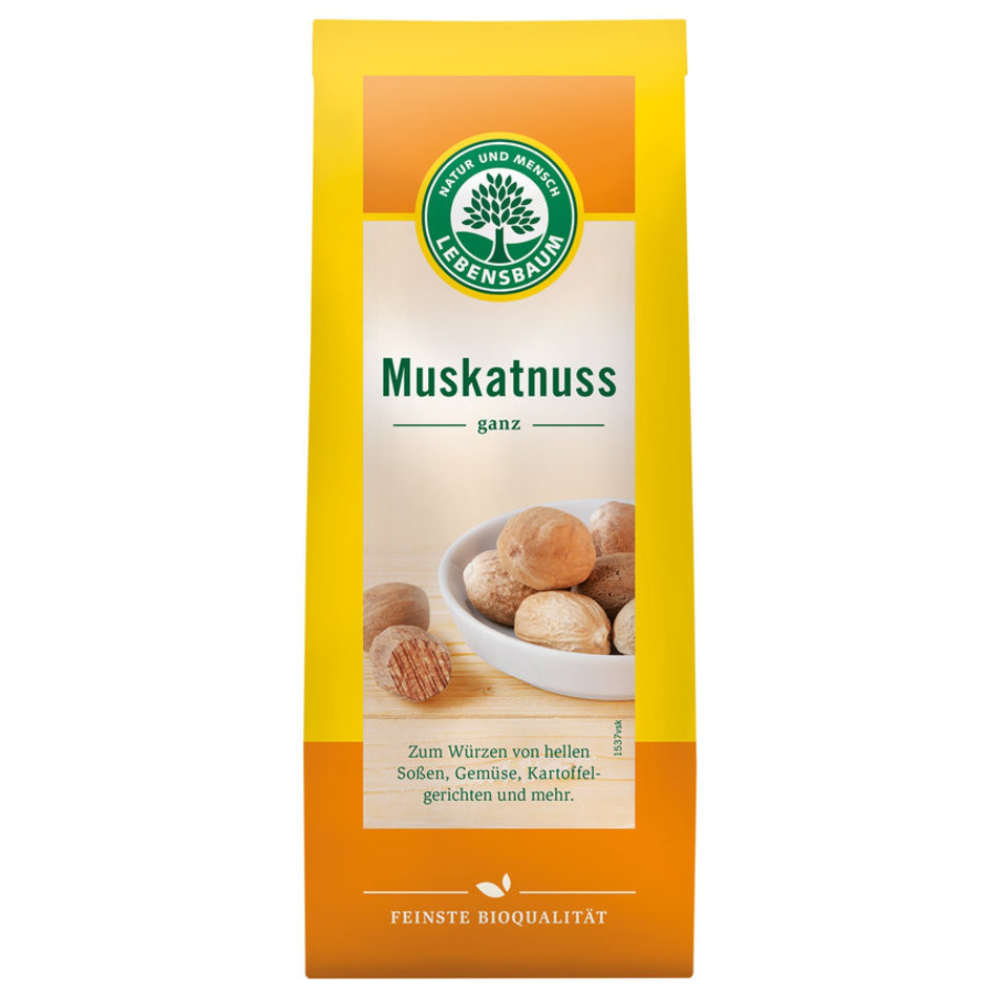 Bio Muskatnuss ganz 3St von LEBENSBAUM online kaufen