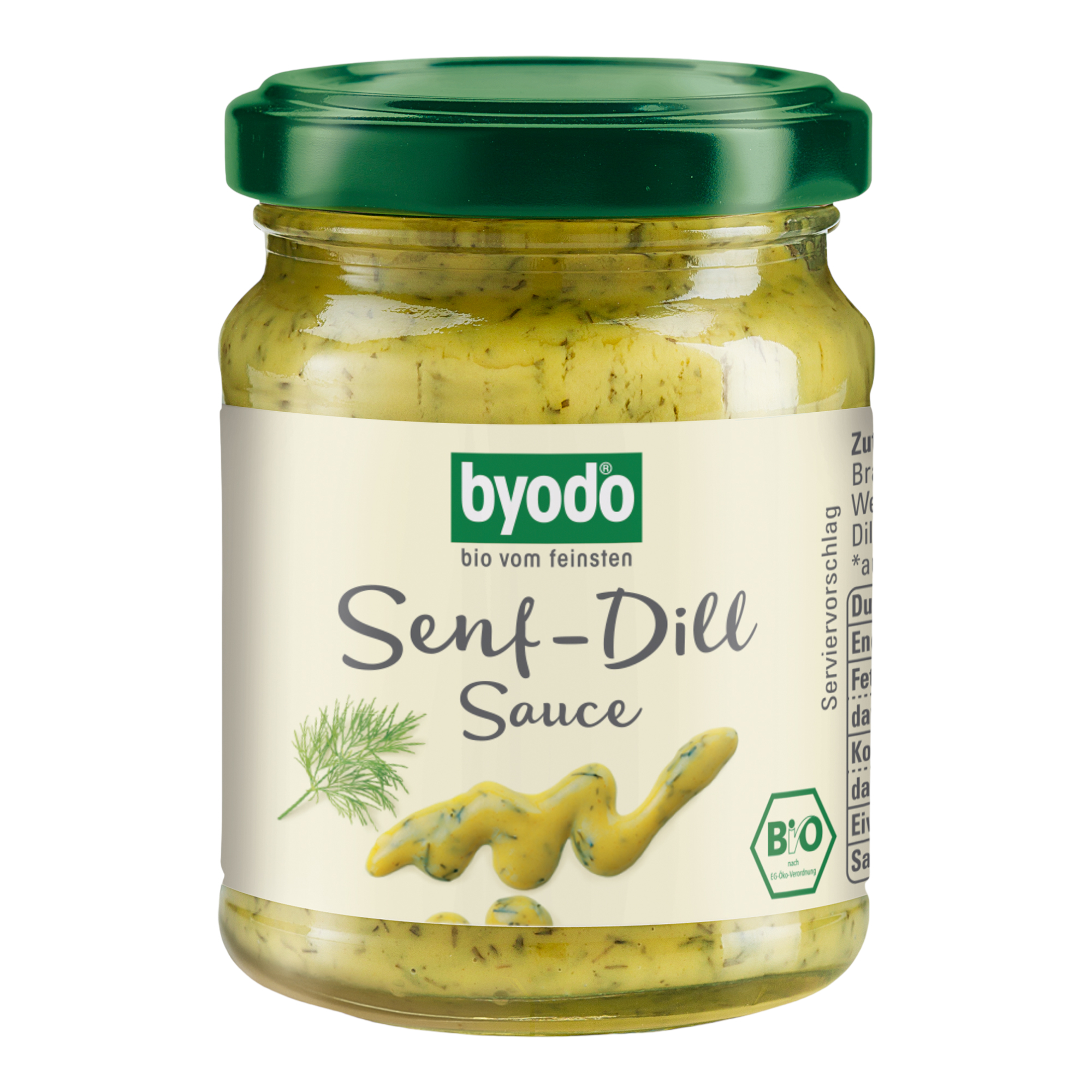 Bio Senf-Dill Sauce 125ml - 6er Vorteilspack von Byodo online kaufen
