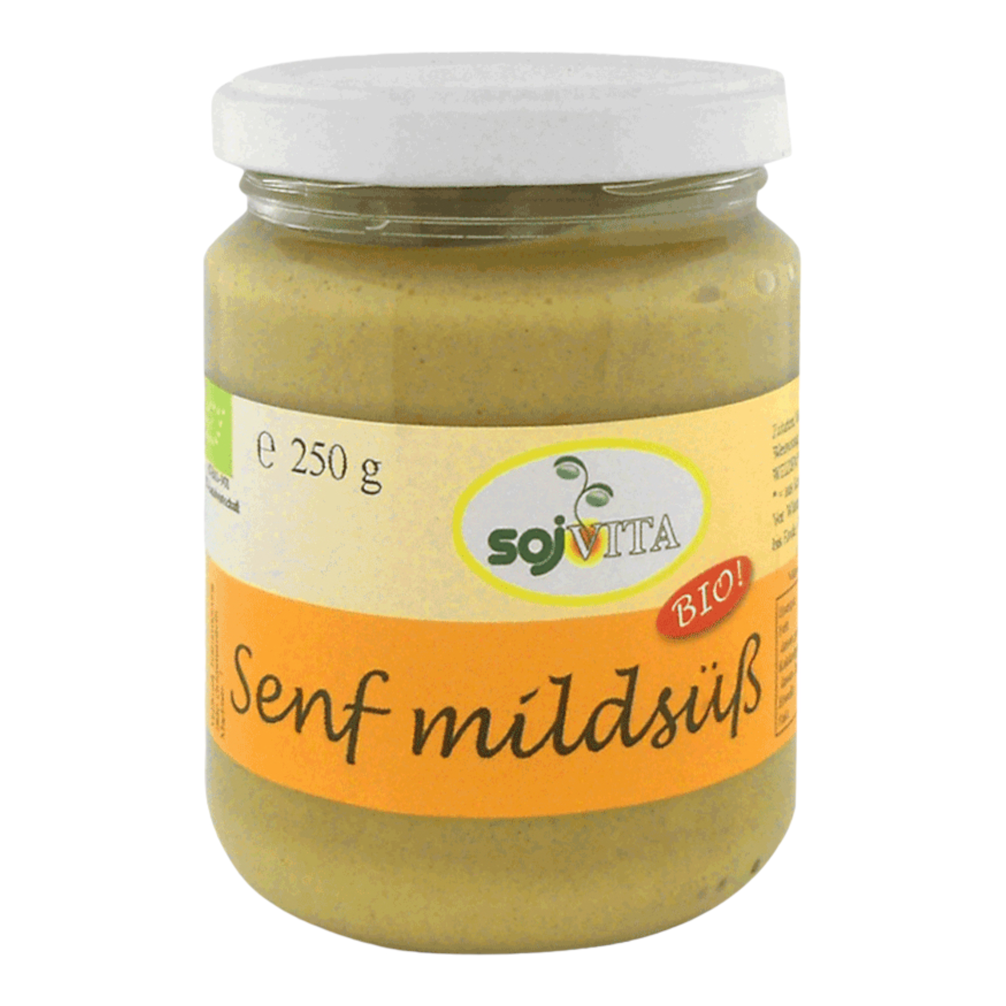Bio Senf mildsüß 250g - 6er Vorteilspack von Sojvita online kaufen