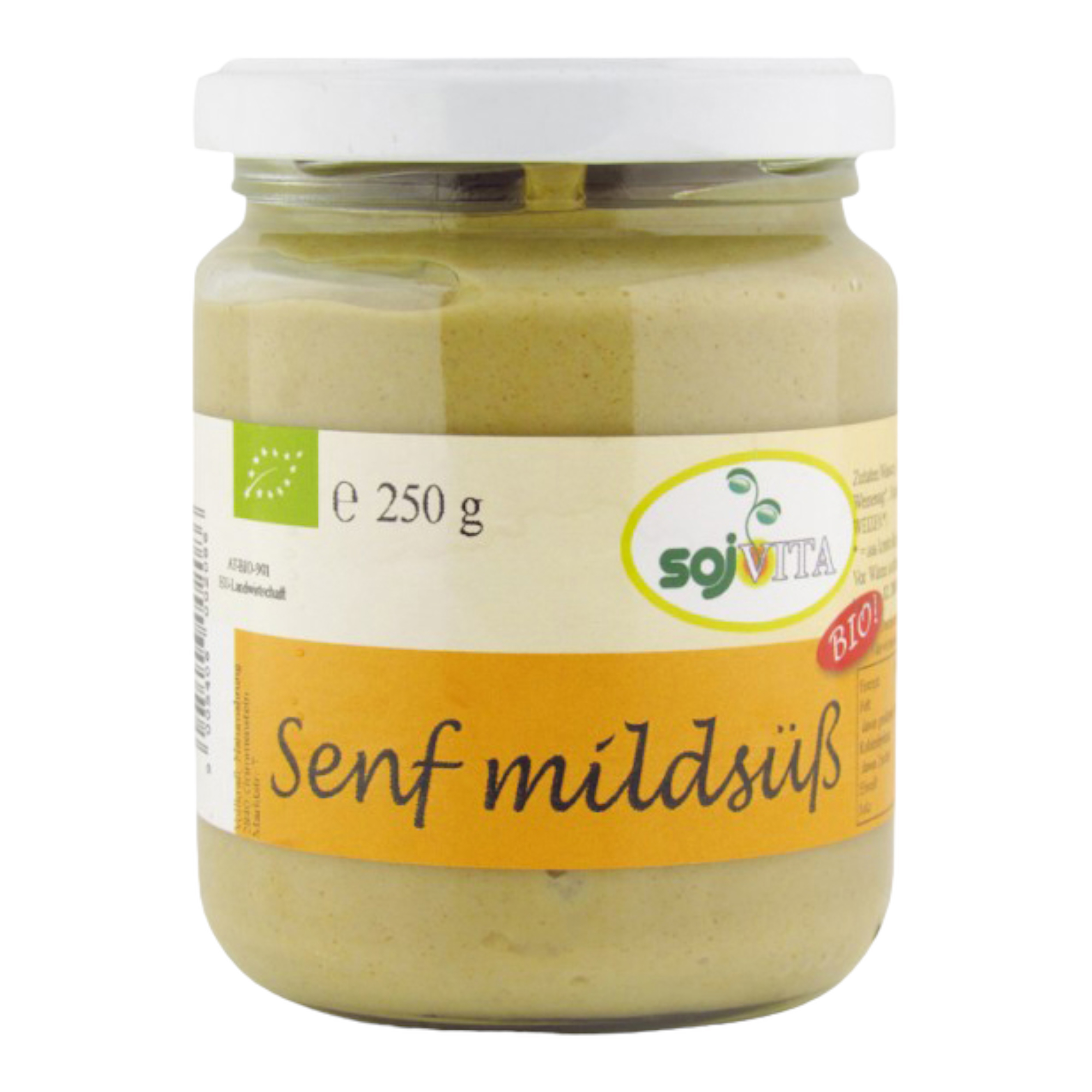 Bio Senf mittelscharf 250g - 6er Vorteilspack von Sojvita online kaufen