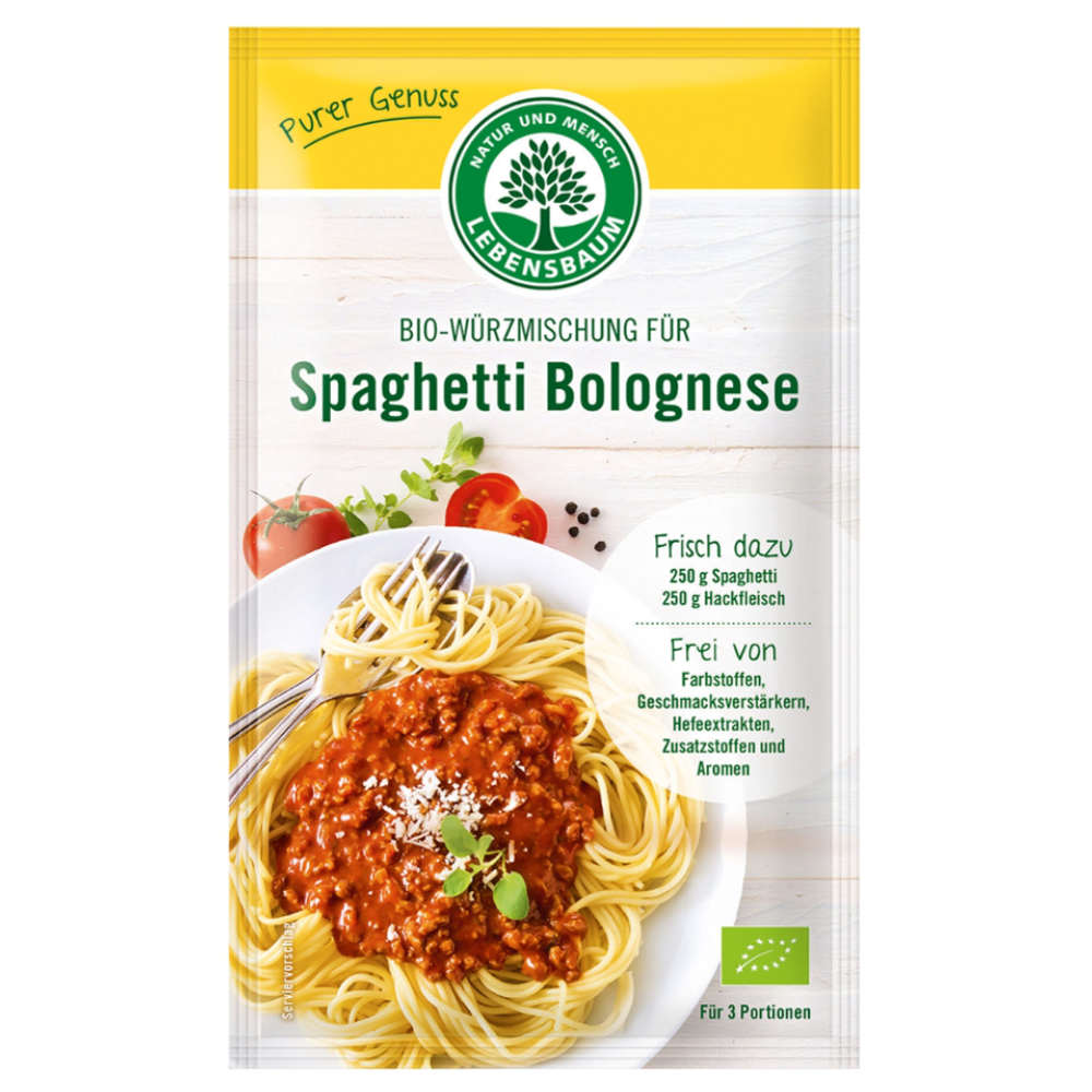 Bio Spaghetti Bolognese 35g von LEBENSBAUM online kaufen