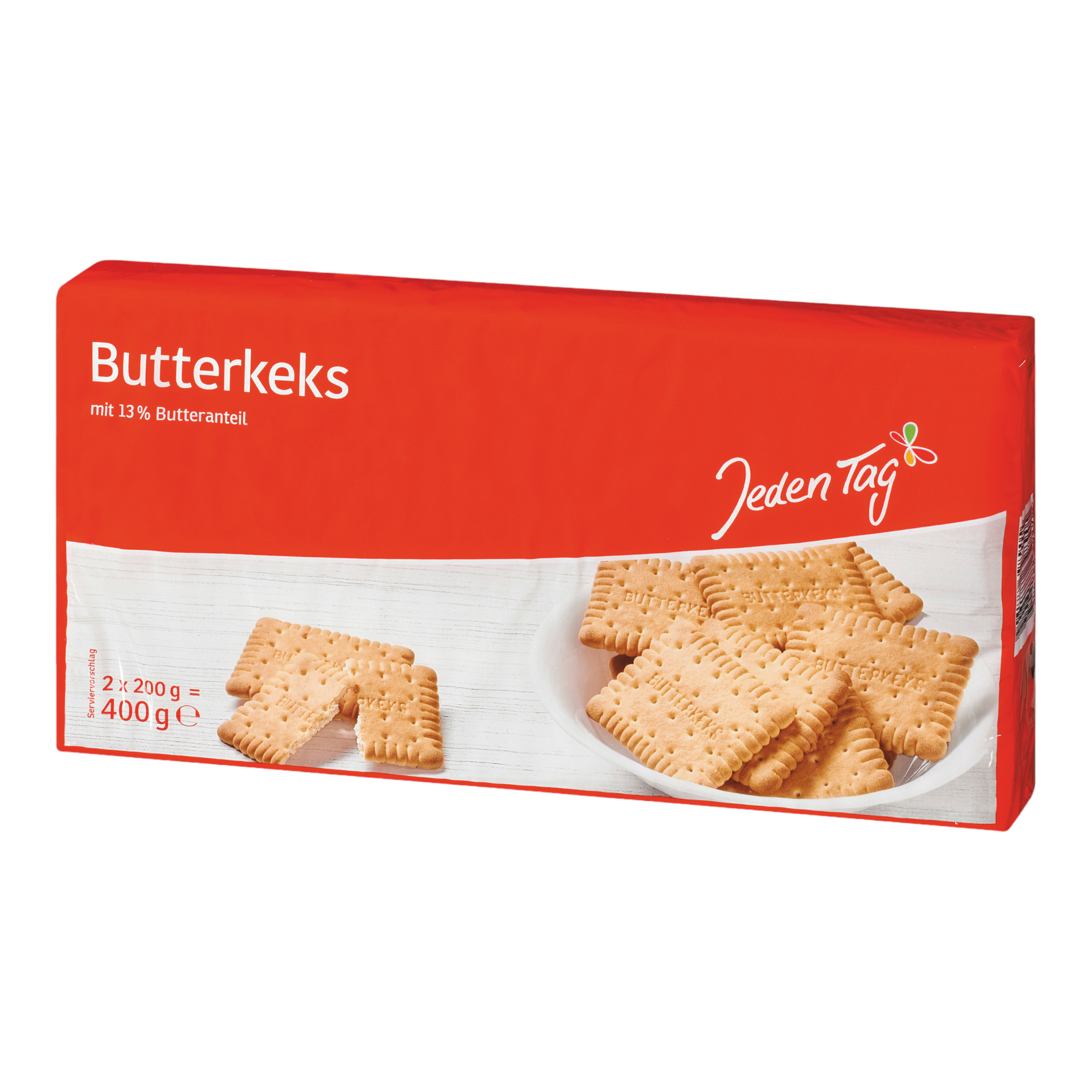 Butterkeks mit 13 % Butter 400g von Jeden Tag online kaufen