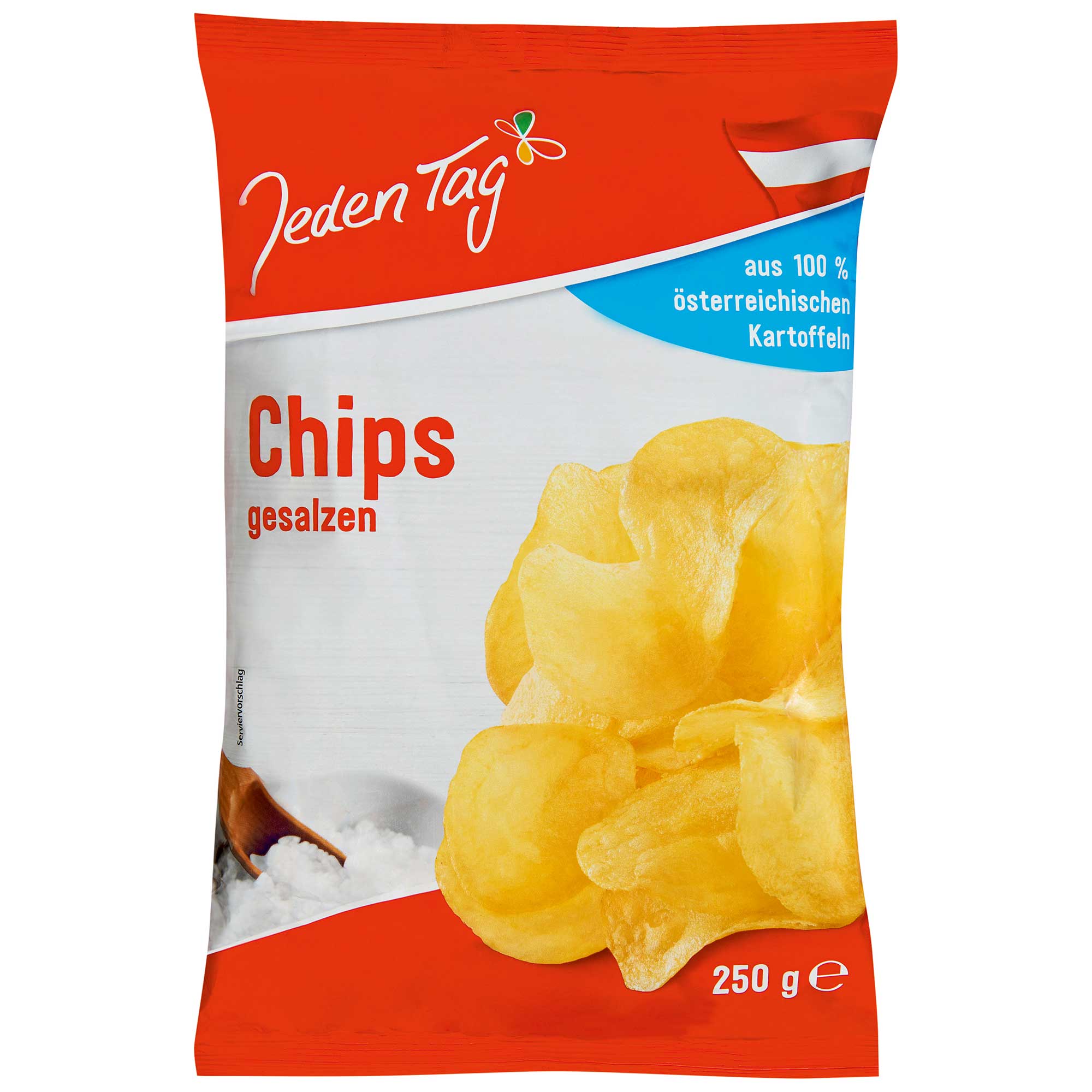 Chips gesalzen 250g von Jeden Tag online kaufen