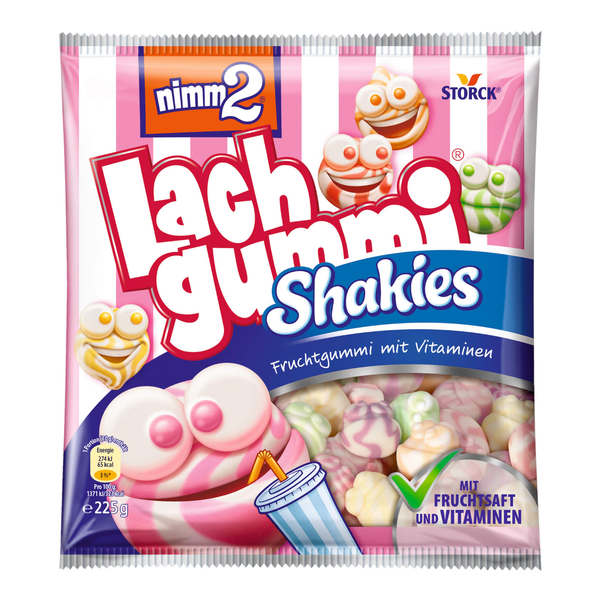 Storck nimm2 Lachgummi Shakies 225g von Nimm2 online kaufen