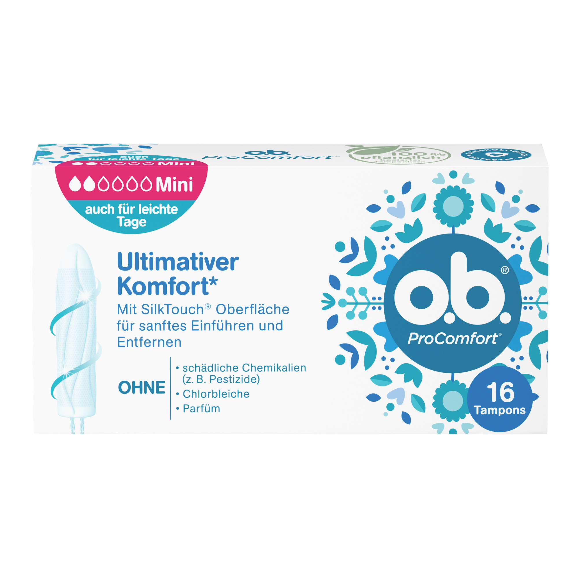 ProComfort Mini 16Stück von OB Damenhygiene online kaufen