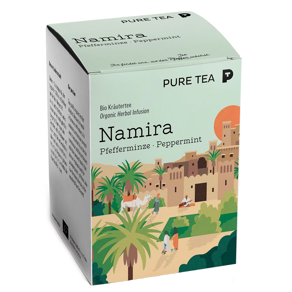 Buy Organic Puretea Namira Peppermint 15 bags from Coffee and Flavor online