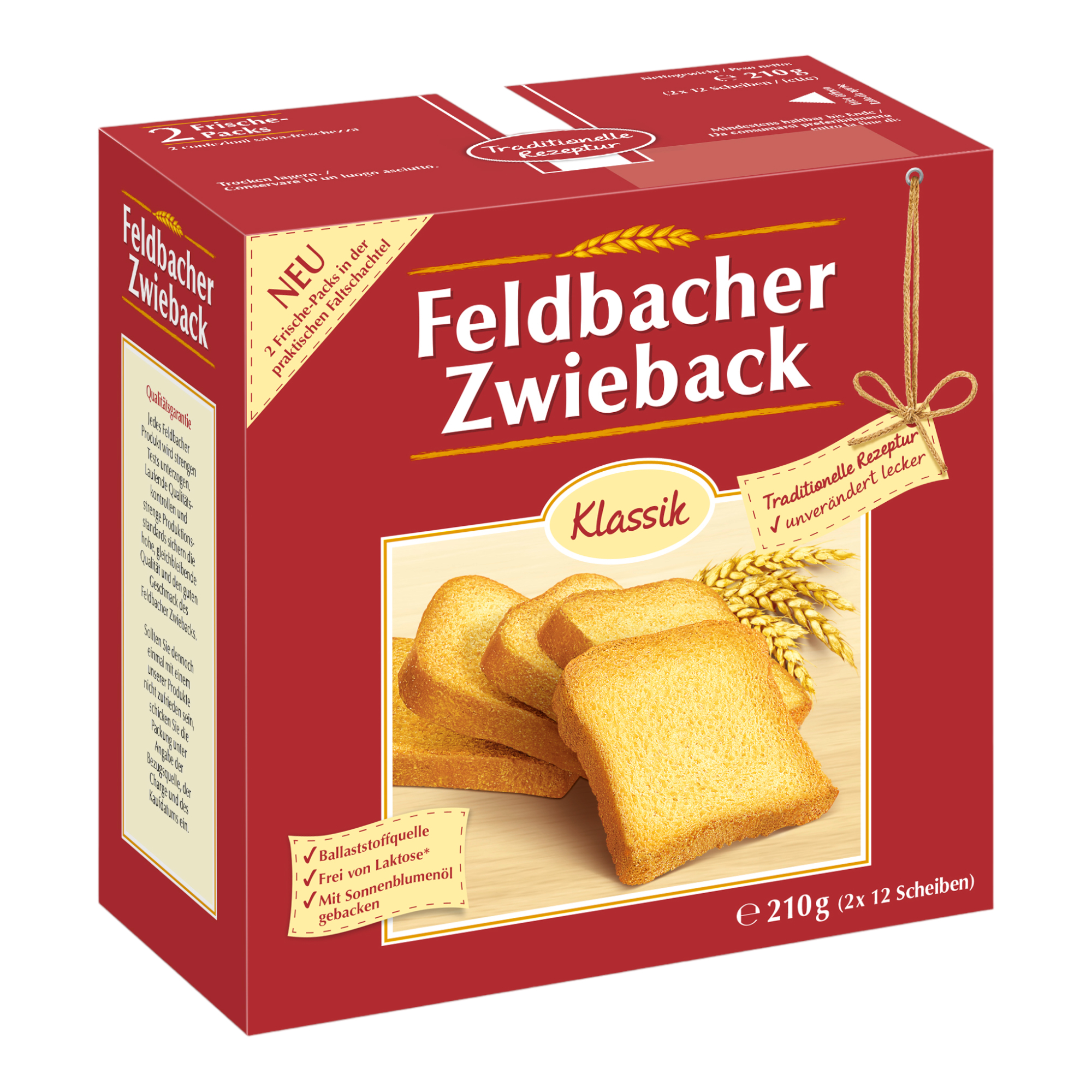 Zwieback 210g von Feldbacher online kaufen